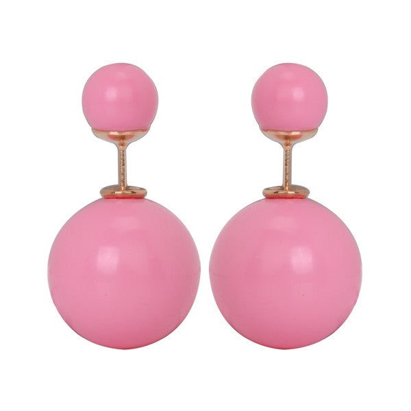 Gum Tee Mise en Style Tribal Earrings - Pastel Baby Pink – Beady ...